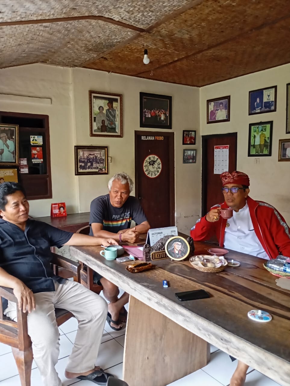 Mantapkan Soliditas: Cabup Tabanan Sanjaya Sambangi Tokoh PDI P, Boping